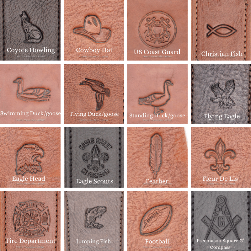 Custom Stamps we have for your Leather Rifle or Shotgun sling - Ozark ...
